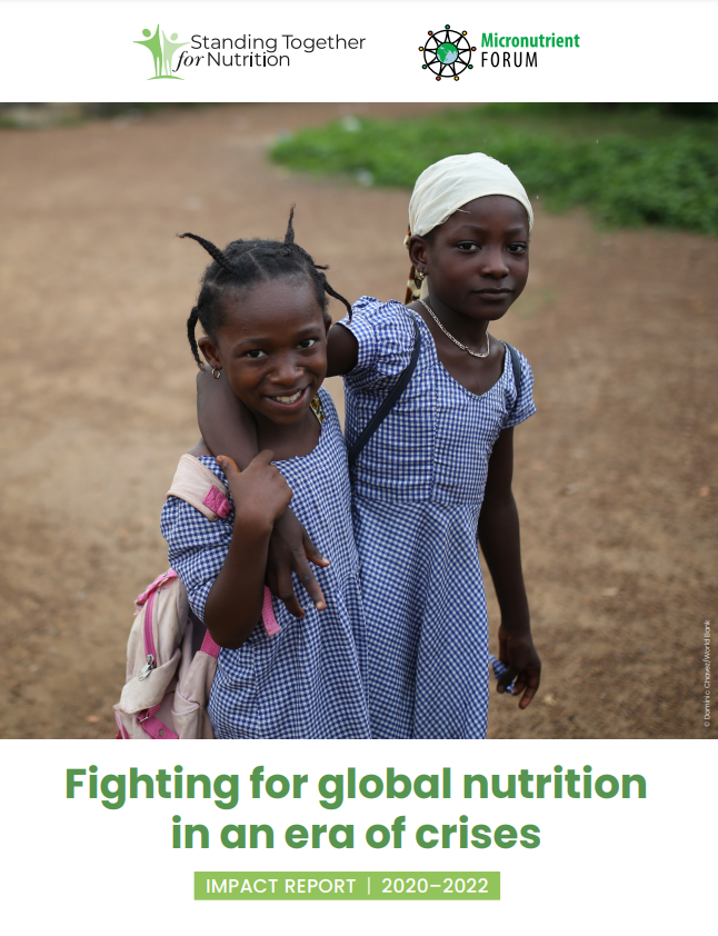 Fighting for global nutrition in an era of crises: Impact report (2020 ...
