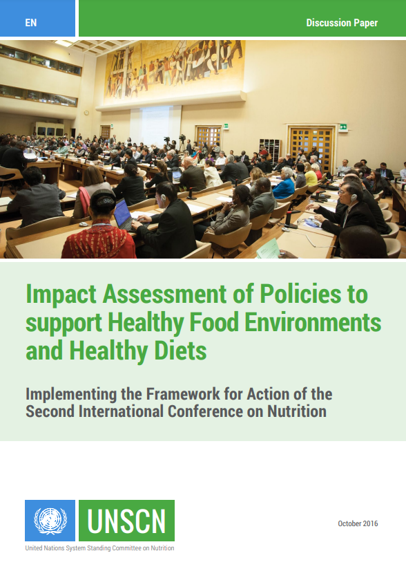 Impact Assessment of Policies to support Healthy Food Environments and ...
