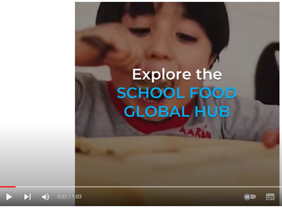 Explore the School Food Global Hub [FAO/WFP video] | UN‑Nutrition: the ...