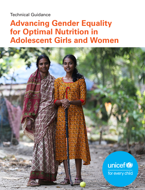 Technical Guidance: Advancing Gender Equality for Optimal Nutrition in ...