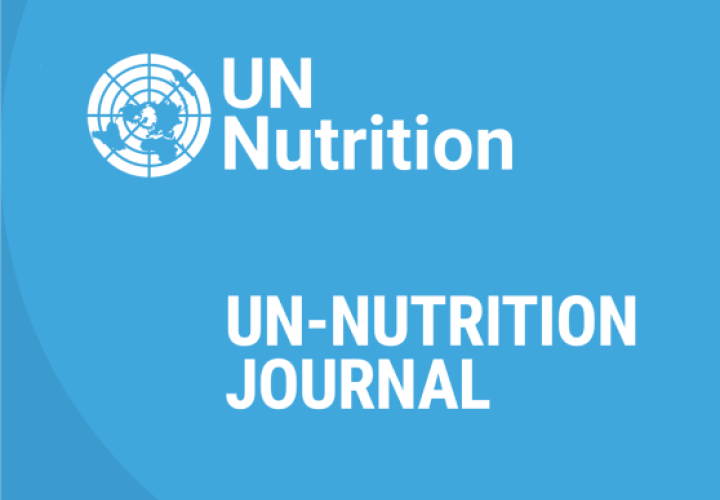 UN-Nutrition Journal. Volume 1: Transforming nutrition | UN‑Nutrition ...