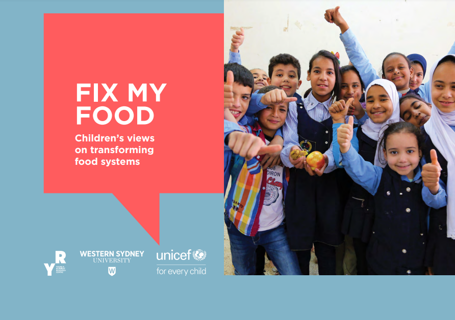 Fix my food: Children’s views on transforming food systems | UN ...